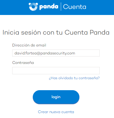 Acceso a la Cuenta Panda desde tu producto